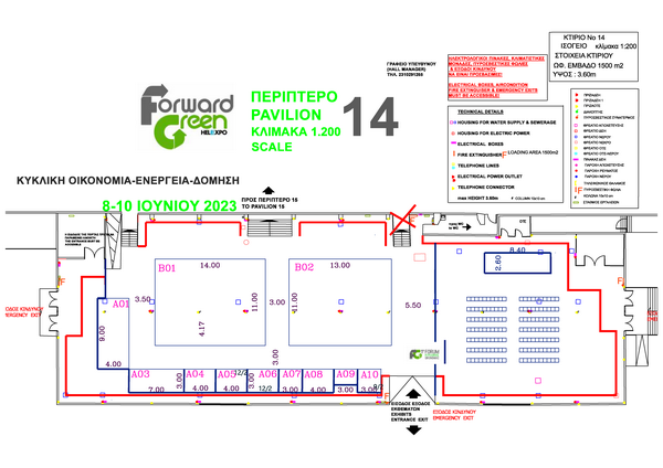 Κατόψεις Περιπτέρων - Forward Green Expo